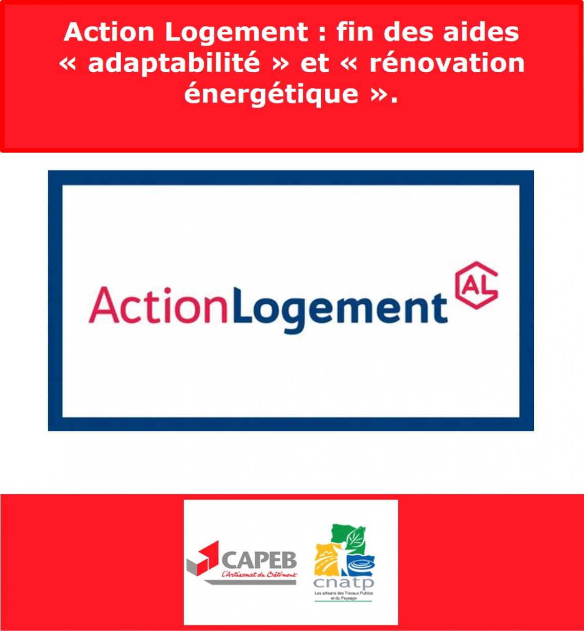 Rénovation énergétique : arrêt brutal des demandes d'aides Action Logement. ・ CAPEB